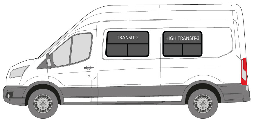 Ford Transit Van Aftermarket Conversion Windows | RVWindows.com