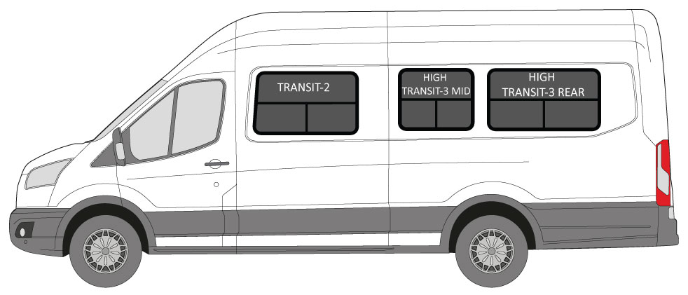 Ford Transit Van Conversion Windows | MotionWindows.com